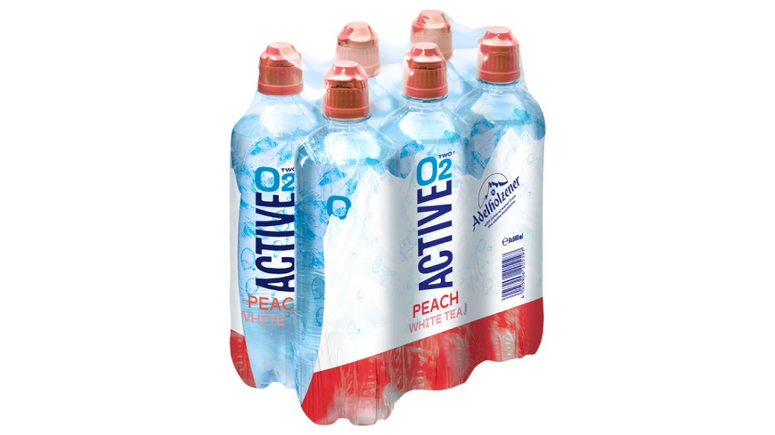 ACTIVE O2 Peach White Tea 6 x 500 ml