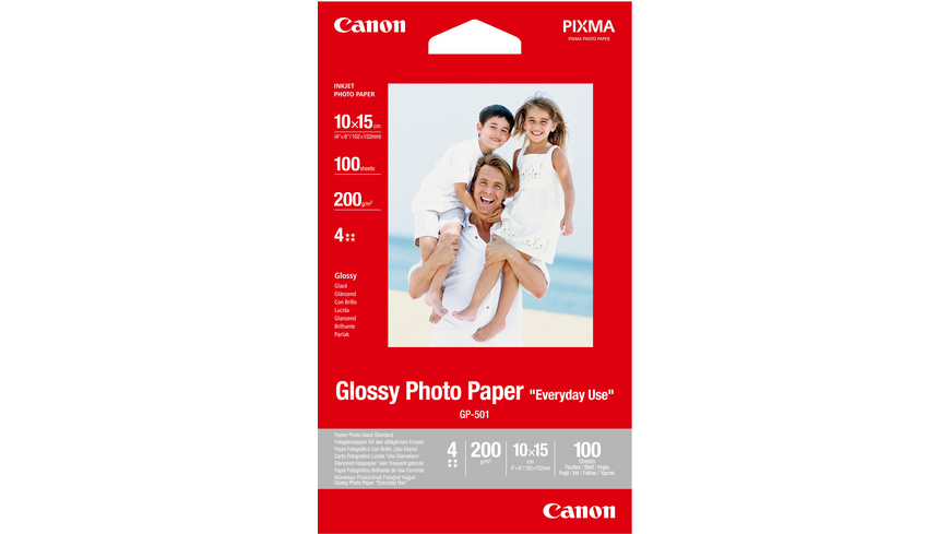 CANON GP-501 Fotopapier glänzend, 15 x 10cm, 210g/m2