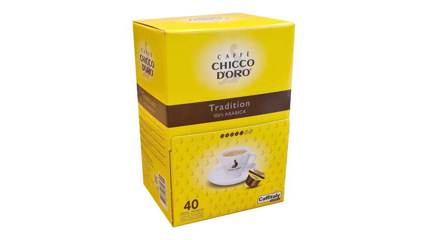 CHICCO D'ORO Kapseln Caffitaly Tradition Arabica 40 Stk.