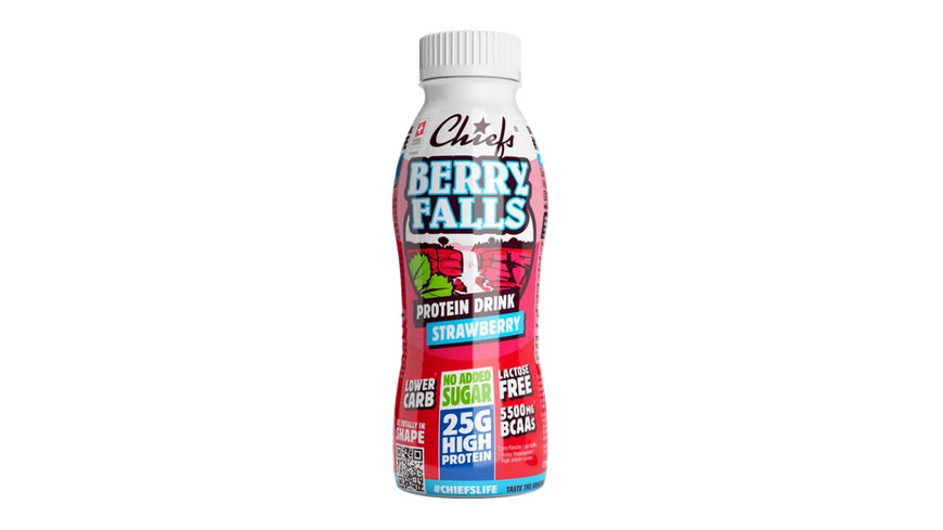 CHIEFS Protein Drink Strawberry 8 x 330 ml