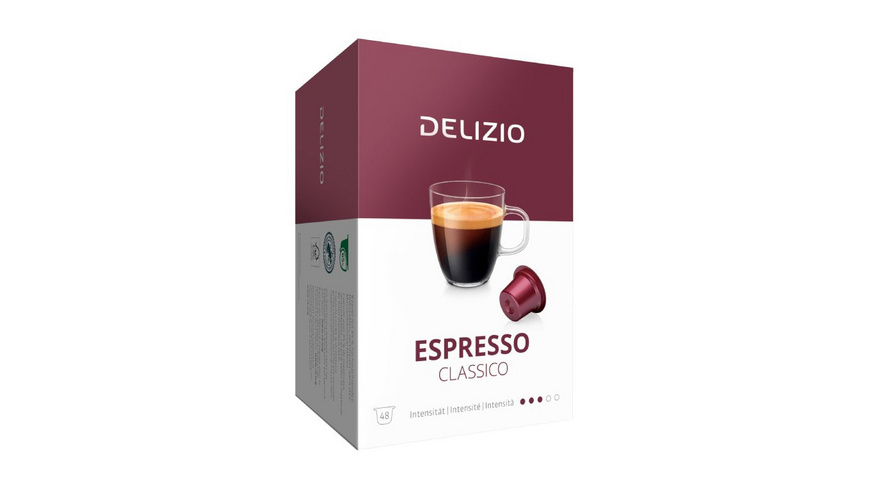 DELIZIO Kaffeekapseln Espresso Classico 48 Stück