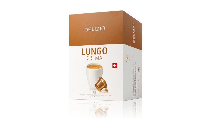 DELIZIO Kaffeekapseln Lungo Crema 48 Stück