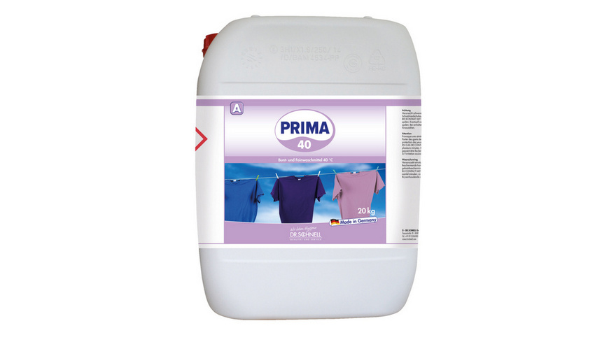 DR. SCHNELL Bunt- und Feinwaschmittel Prima 40, 20 kg