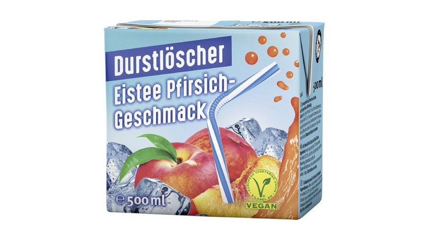 DURSTLÖSCHER Eistee Pfirsich 12 x 5 dl