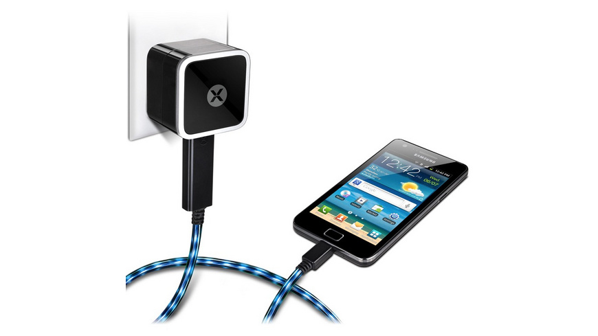 Dexim Visible Green Charger Micro-USB Anschluss