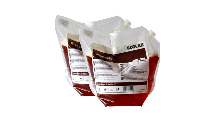 ECOLAB Grill- und Ofenreiniger Greaselift 2 x 2 L