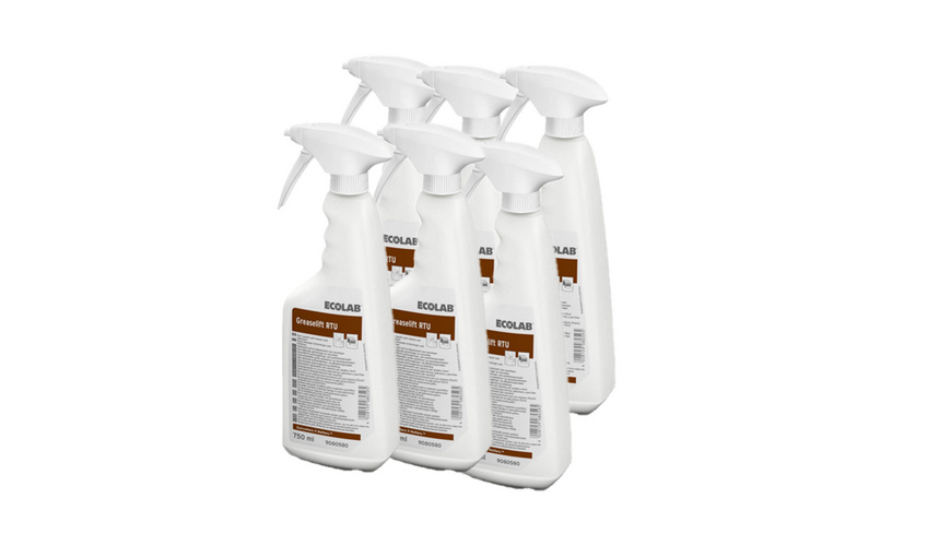 ECOLAB Grill- und Ofenreiniger Greaselift RTU 6 x 750 ml
