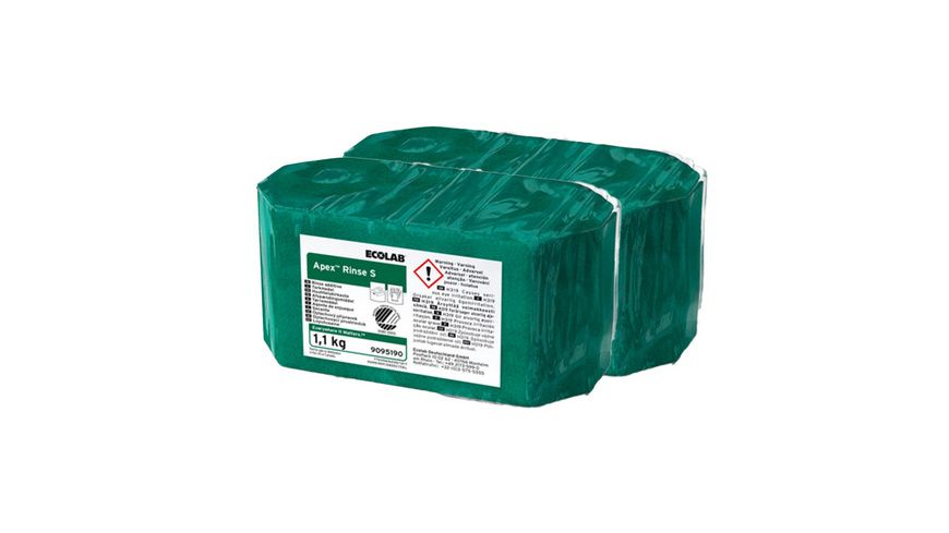 ECOLAB Klarspüler Apex Rinse S 2 x 1.1 kg