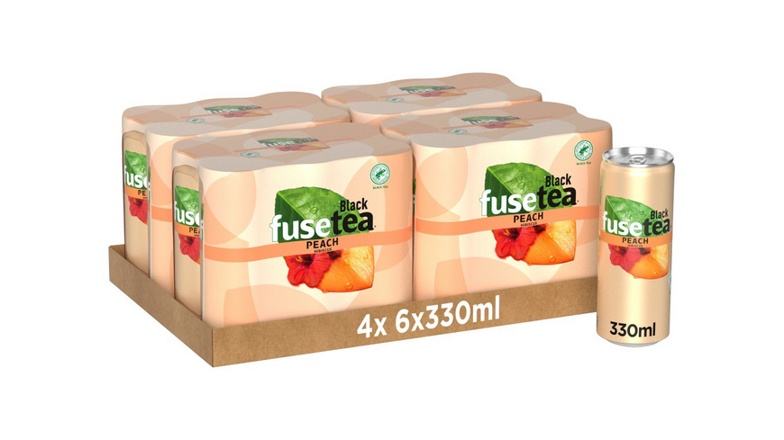 FUSE TEA Peach Hibiscus 24 x 330 ml
