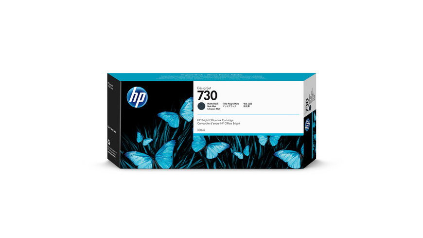 HP 730 Ink Cartridge Matte black 300ml P2V71A