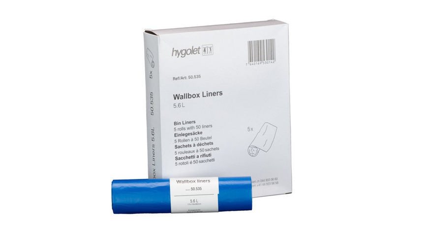 HYGOLET Einlagesäcke zu Wallbox, 5 Rollen