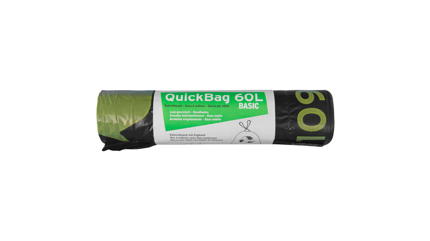 Kehrichtsäcke Quickbag 60 L, 10 Stück
