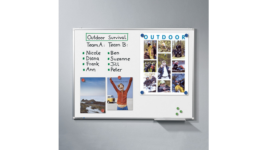 LEGAMASTER Premium Plus Whiteboard 120 x 200 cm