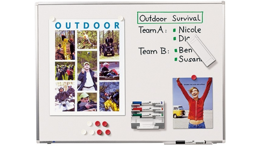 LEGAMASTER Premium Plus Whiteboard 90 x 180 cm