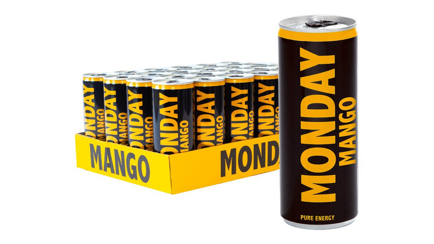MONDAY Energy Mango 24 x 250 ml