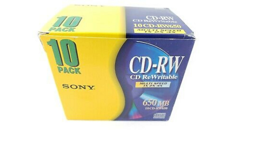 Sony 10-Pack CD-Rewritable 650 MB