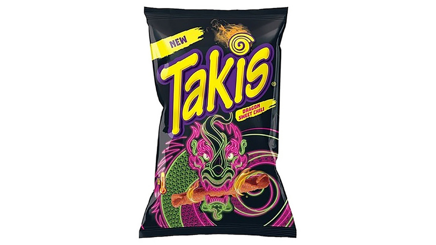 TAKIS Chips Dragon Sweet Chilli 18 x 100 g