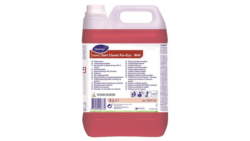 TASKI Toilettenreiniger Sani Clonet Pure-Eco W4f 2 x 5 L
