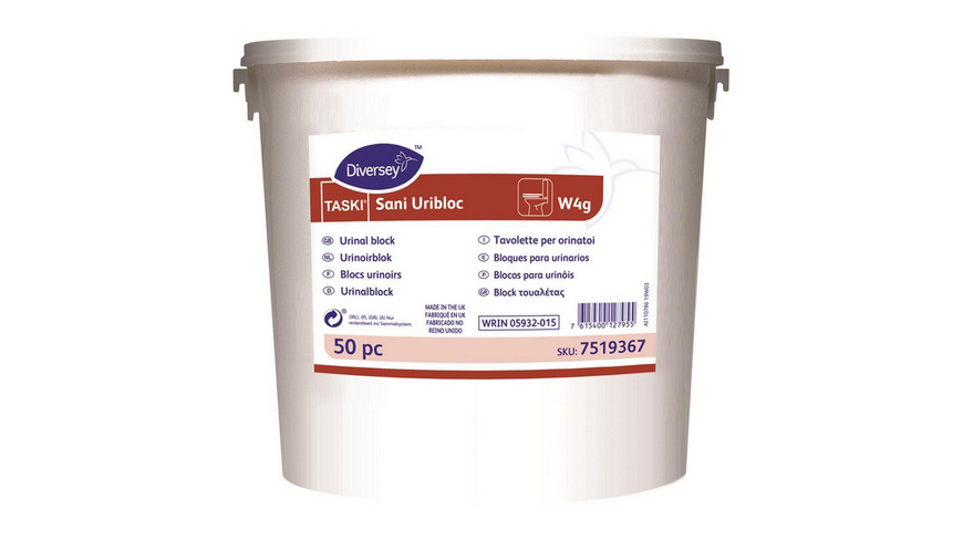 TASKI Urinalblock Sani Uribloc W4g 6 x 50 Stück