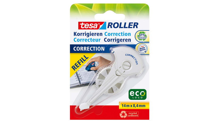 TESA Korrekturroller Refill 8.4 mm x 14 m