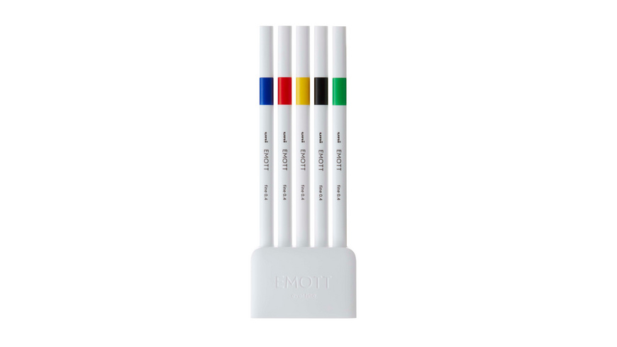UNI-BALL Fineliner Emott 0.4 mm - 5 Stk.