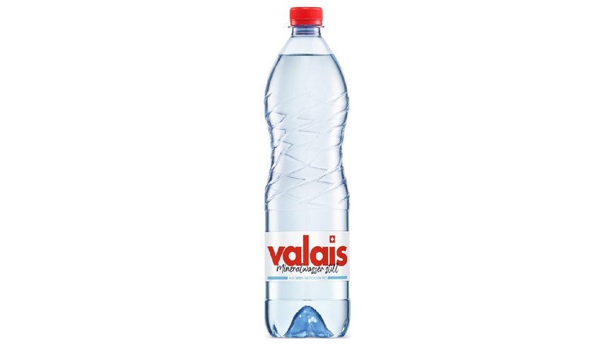 VALAIS Mineralwasser Naturelle 6 x 1 Liter