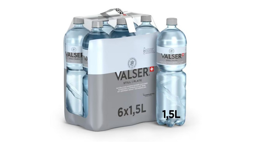 VALSER Mineralwasser still 6 x 1.5 Liter